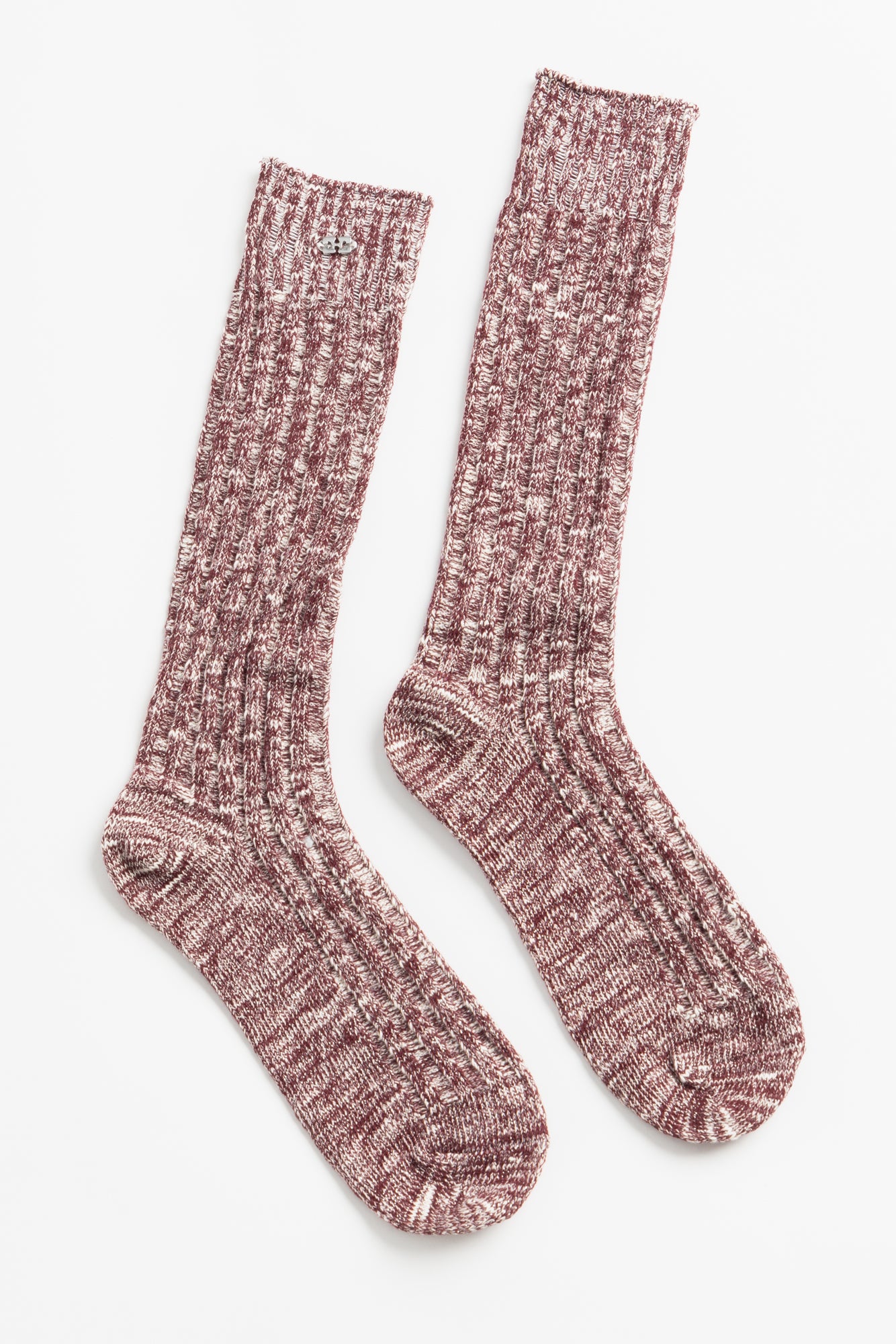 Chunky Socks - Dark Burgundy